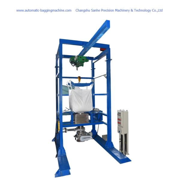 Quality DCS-1000W+DS 1000 Kg Jumbo Bag Unloader Machine Ton Bag Breaker Discharger for sale