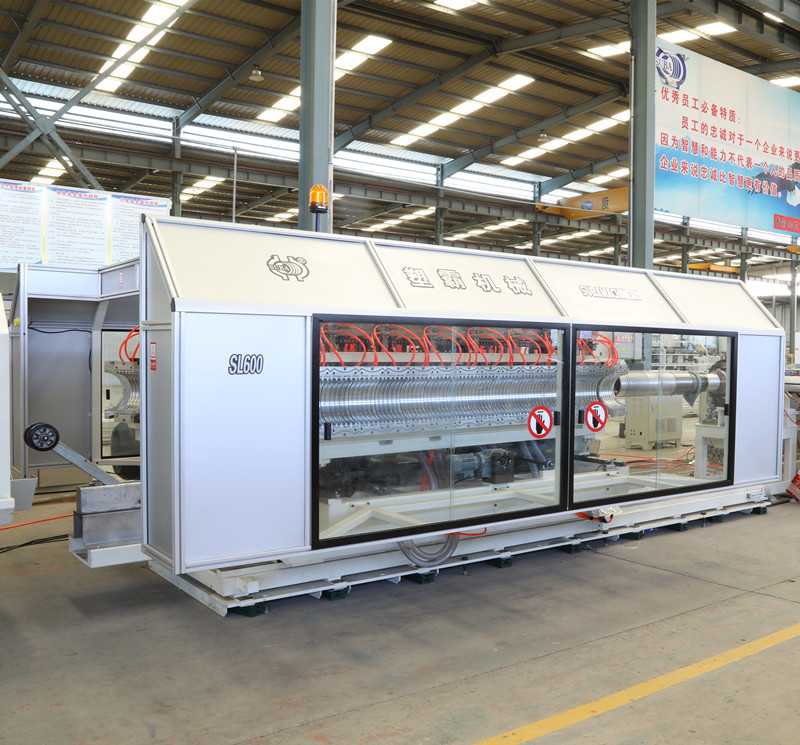 Quality Closed Loop Water Cooling Plastic Corrugated Pipe Extruding Machine Processing for sale