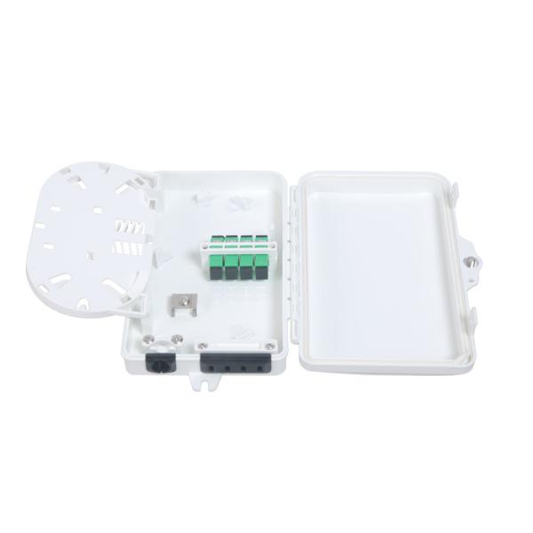 Quality Splitter FDB Fiber Optical Distribution Box 4 Cores PC ABS Material Made for sale