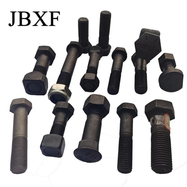Quality Ex1205 6V9167 Excavator Track Shoe Bolt And Nut  Hex Head style Forging Process for sale