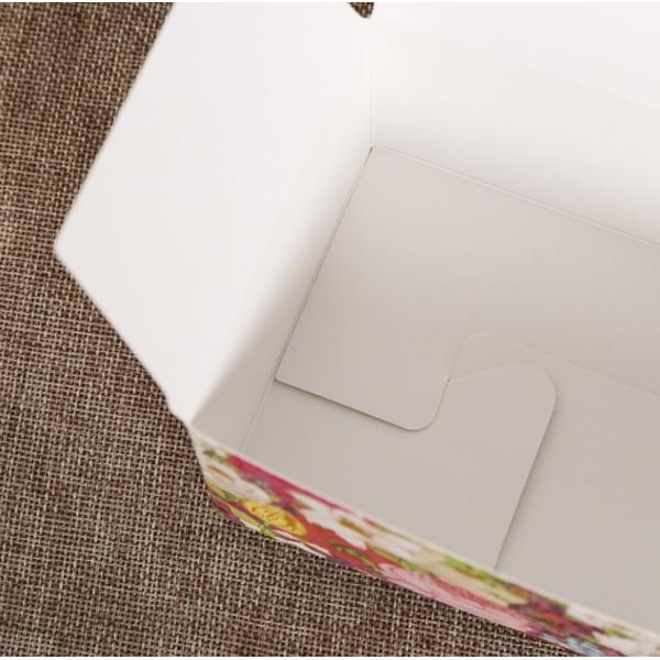 Quality Handcrafted Ivory Board Box Folding Fancy Gift Boxes ISO9001 for sale