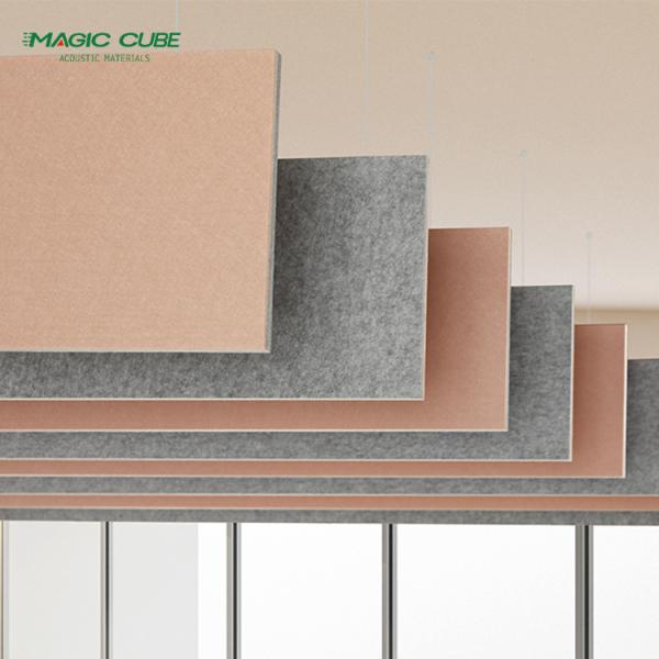 Quality Hexagon Pattern Polyester Hanging Sound Baffles For Effective Sound Absorption for sale