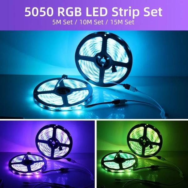 Quality 85-265V 2600lm/10m 5100lm/20m 10000lm Smart Wifi Remote Control Flexible Rgb Led for sale