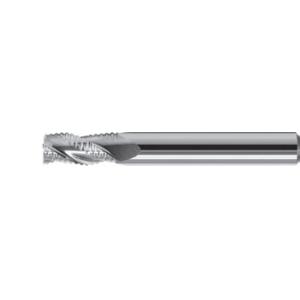Quality 3 Flute Flattened Corrugated Edges Solid Carbide End Mills For Al Machining for sale