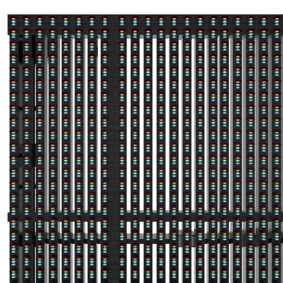 Quality IP65 Silver P15.6 Transparent LED Display Board With High Refresh Rate for sale