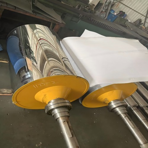 Quality High Precision High Efficiency Calendering Roller Chrome Coated HRC63 for for sale