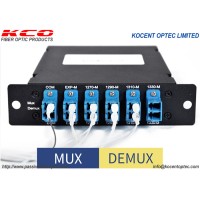 Quality 4 Channels LC UPC Fiber FTTH Dwdm Mux Demux Multiplexer 4CH CWDM Patch Panel for sale