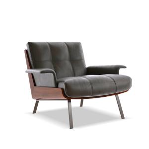 Quality Leather Dark Grey Velvet Dining Chairs Customized With Oak Backrest for sale