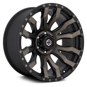 Quality Fuel off road wheels BLITZ design black rims for sale