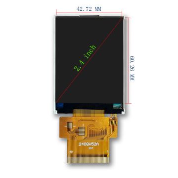 Quality MCU IPS Transmissive TFT LCD Module 2.4 Inch 300cd/m2 With ROHS for sale