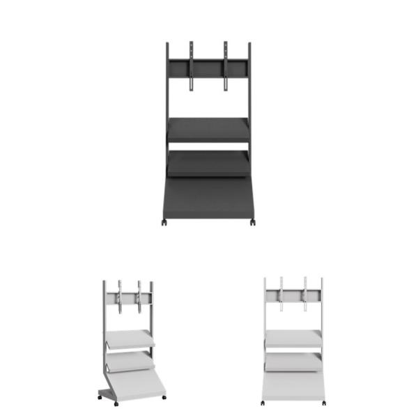 Quality Rolling Mobile TV Cart Stand 40 - 86 Inch LCD LED 4K Flat Screen TVs Table With for sale