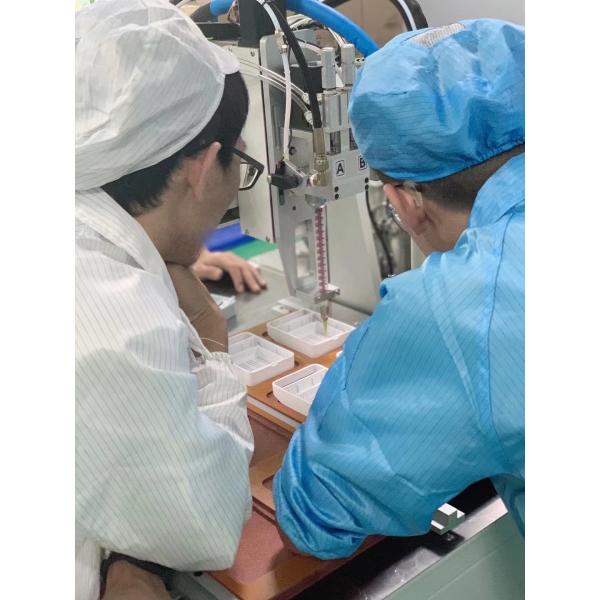 Quality Epoxy Resin PU Glue Sticker Doming Machine AB Glue Potting Machine for sale