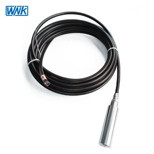 Quality 0-200m Submersible Level Sensor , WNK8010 liquid Water Level Sensor Probe for sale