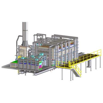 Quality 8tpd Amber Bottle Soda Lime Small Capacity Recuperative Furnace for sale