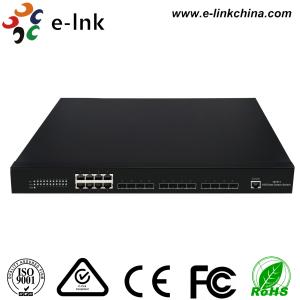 Quality Managed Gigabit Ethernet Switch 12 10G SFP + Fiber Ports + 8 10 / 100 / 1000M for sale