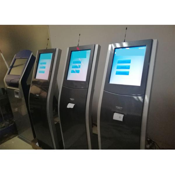 Quality 17 Inch Queue Management System Touch Screen Ticket Kiosk Queuing Ticket Machine for sale