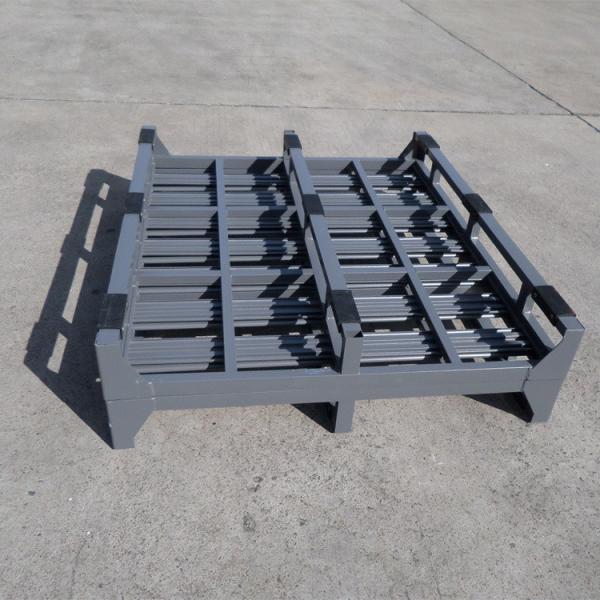 Quality Industrial Folding Steel Storage Cage Stackable Wire Mesh Pallet Cage 200kg for sale