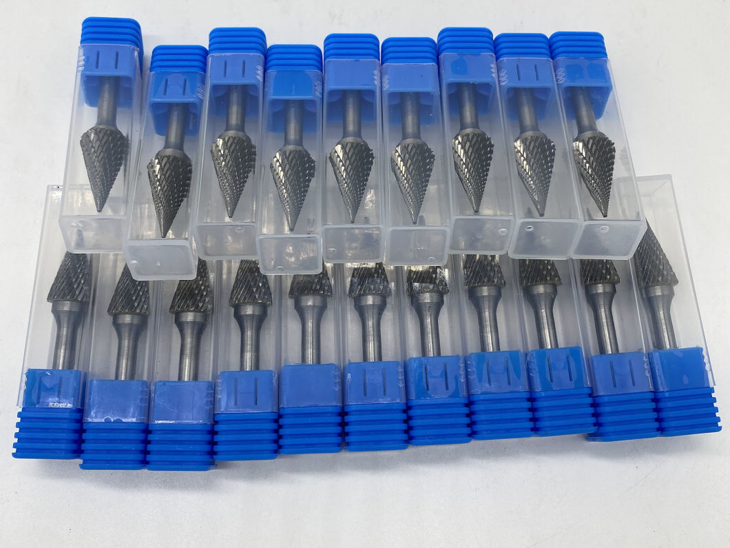 Wear-Resisting SA-5 Tungsten Carbide Burr Cylinder Shape Double Cut Rotary Burr File with 1/4&prime;&prime; Shank