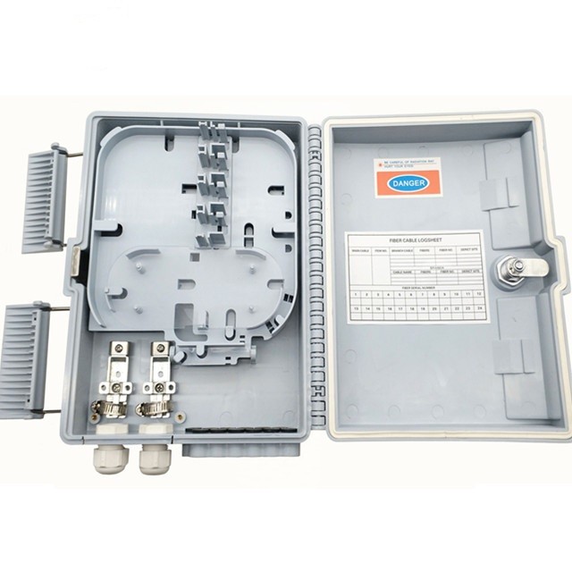 Quality 12Cores Fiber Optic Terminal Box SC/LC/FC/ST Simplex/Duplex Indoor/Outdoor for sale