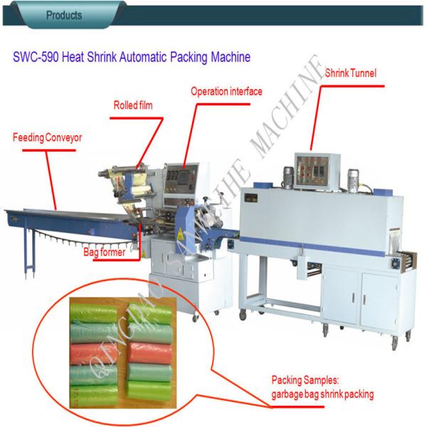 Quality Stainless Steel Heating Automatic Shrink Wrapping Machine Cup Packing Machine for sale