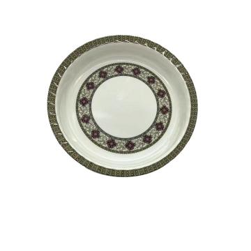 Non Toxic Durable Melamine Dinner Plates Seamless Unbreakable