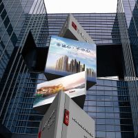 Quality Rotating Large Led Display Mobile 2560*1600mm Outdoor for sale