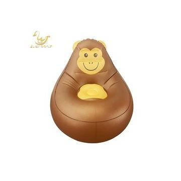 Quality LC Chimpanzee Animal Design Inflatable Collapsible Lounge Blow up Couch Chair for sale