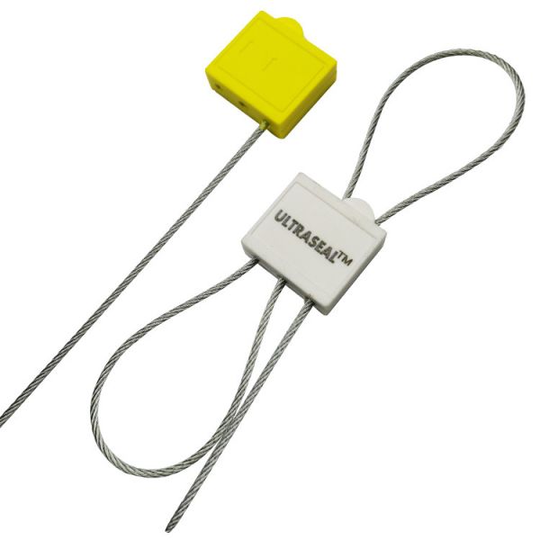 Quality 2.0 mm Cable Diameter ISO 17712 Tested Disposable Double Lock Plastic Metal Cable Seal for sale