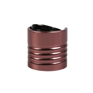 Quality 20-410 24-410 Disc Top Caps 20mm Shiny Brown Screw Aluminium for sale