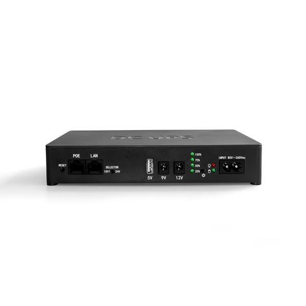Quality 1A/2A Output Current Mini UPS Power Supply Backup For Laptop Router Support for sale