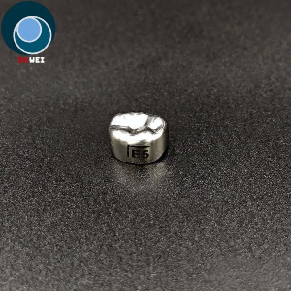 Quality Oval Design Stainless Steel Dental Crown For Adults And Children for sale