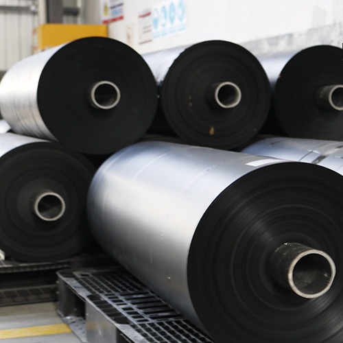 Quality Three Layers Black 0.26mm 260um HDPE Plastic Film for sale