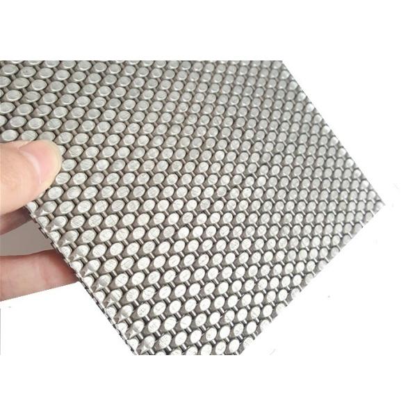Quality Antique Brass Plated Metal Mesh Cladding , Brass Color Elevator Cab Wire Mesh for sale