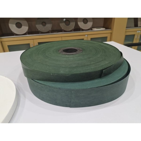 Quality Oliver Green Color Non Woven Fabric Tape Roll For Cable Industry for sale