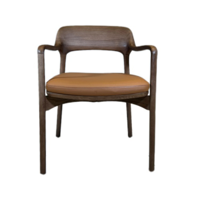 Hotel Furniture Solid Wooden Dining Room Chair Modern Minimalist Restaurant Coffee Shop
