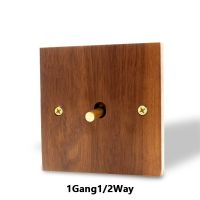 Quality Convenient Wifi Module Solid Wood light switch panel 10A 16A 110v-250v 86*86mm for sale