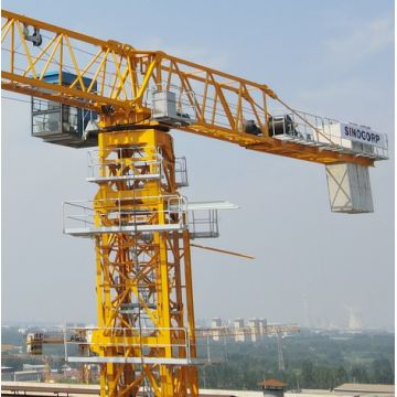 Quality Luffing Jib Hammer Head Tower Crane 6 Ton for sale