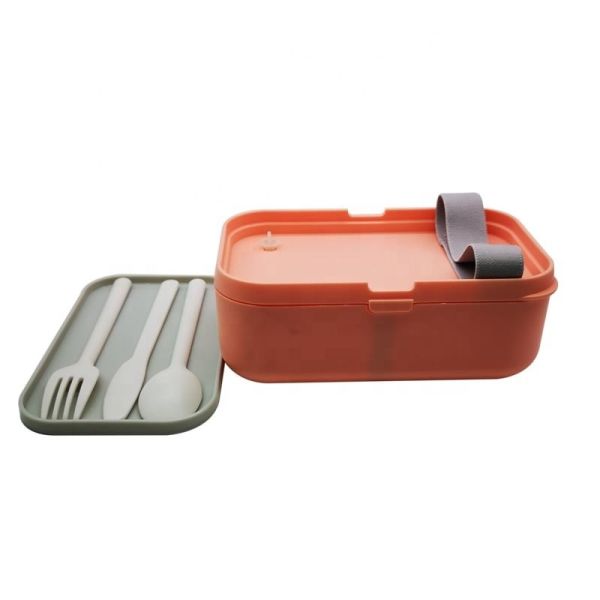 Quality Customizable Large Capacity BPA Free Bento Lunch Box with Cutlery and Movable for sale