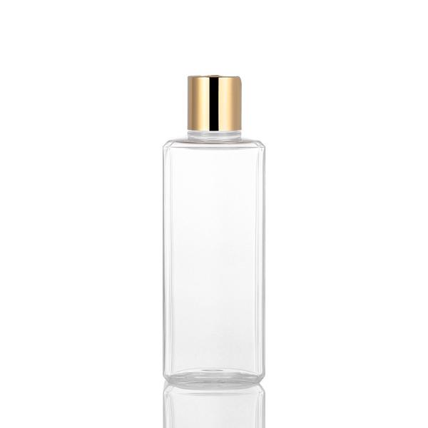 Quality Flat Empty Lotion Squeeze Bottles , Transparent 8 Oz Plastic Lotion Bottles for sale