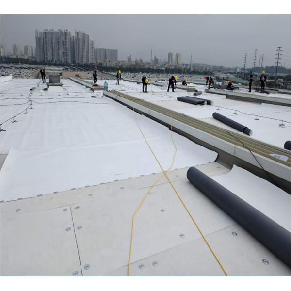 Quality Polyester Fabric Reinforced PVC Sheet Waterproof Membrane Customized for sale