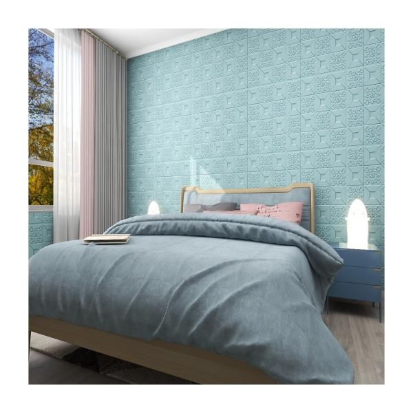 Quality Durable Waterproof Modern Simple Wall Decorative Leaf Flower Shape 3d PE foam for sale