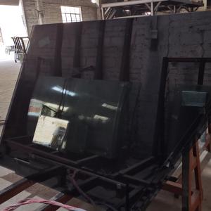 Quality Customized Building Tempered Glass Flat And Curved Angled Stair Rail Spigots for sale