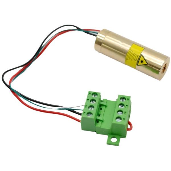 Quality Lasence Yellow 561nm 20mW Dot Laser Module Compact Size with Output Power of 10 for sale