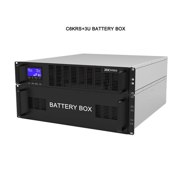 Quality 5.4kW 6KVA Rack Mount UPS DC Pure Sine Wave Data Center Rack Ups for sale