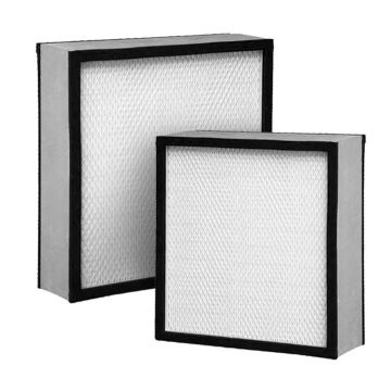 Quality Galvanized Steel Clapboard Frame Deep Pleated Hepa Air Filter H13 H14 99.97% for sale
