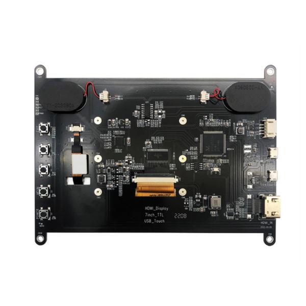 Quality 7-inch 800×480 CTP  capacitive touch screen HDMI display  compatible with Raspberry  for sale