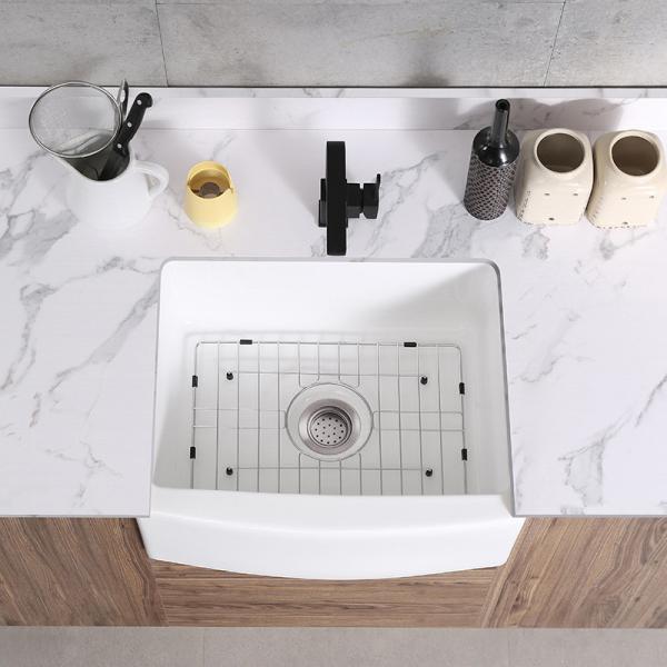 Quality Country Style Farmhouse Kitchen Sink 24 In Single Bowl for sale