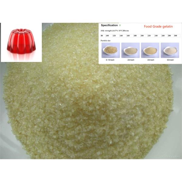 Quality Low Ash Content Grass Fed Gelatin High Gel Strength for sale