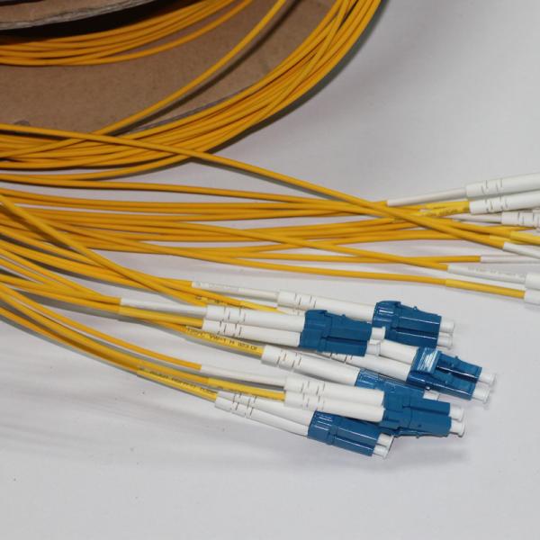 Quality LSZH Patch Cable 12F LC UPC Singlemode Fiber Optic Pre installed Multiple for sale