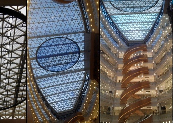 Quality Full Color P25*50E Louver LED Transparent Screen 346 2R2G2B DIP for sale